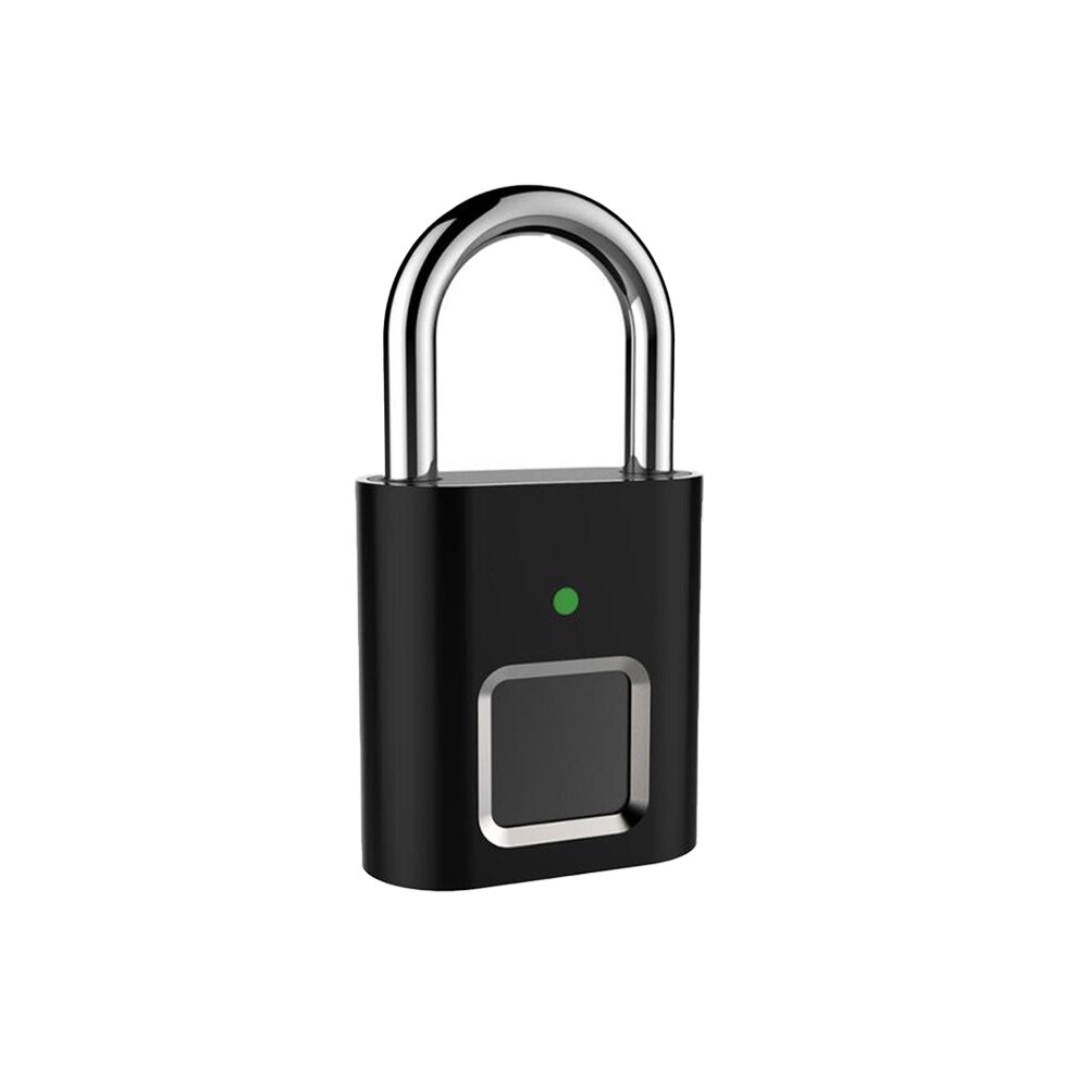 Mini Smart Biometric Thumbprint Door Padlocks Rech... – Vicedeal