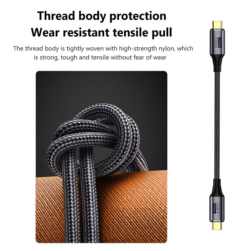 5A Type-C Data Cable PD 100W 40Gbps HD Fast Chargi... – Vicedeal