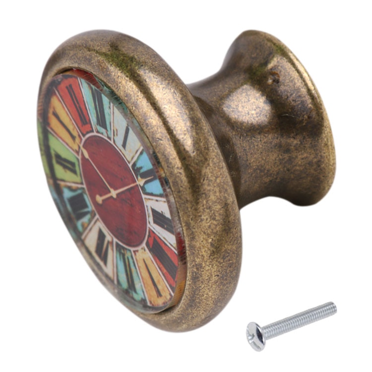 Baoblaze Antique Brass Vintage Clock Knob Cabinet ... – Grandado