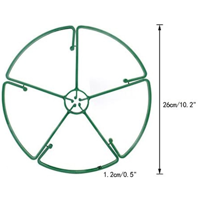 10 Inch Flower/Plant Support Rings Garden Cane Sup... – Grandado