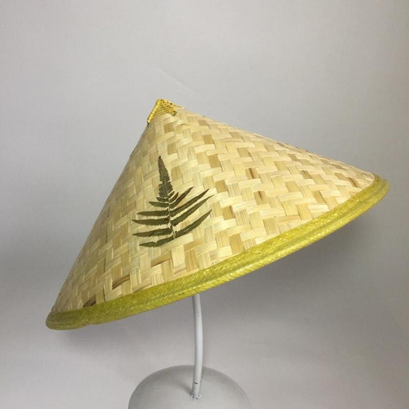 Rain Hat Chinese Style Handmade Bamboo Woven Straw... – Vicedeal