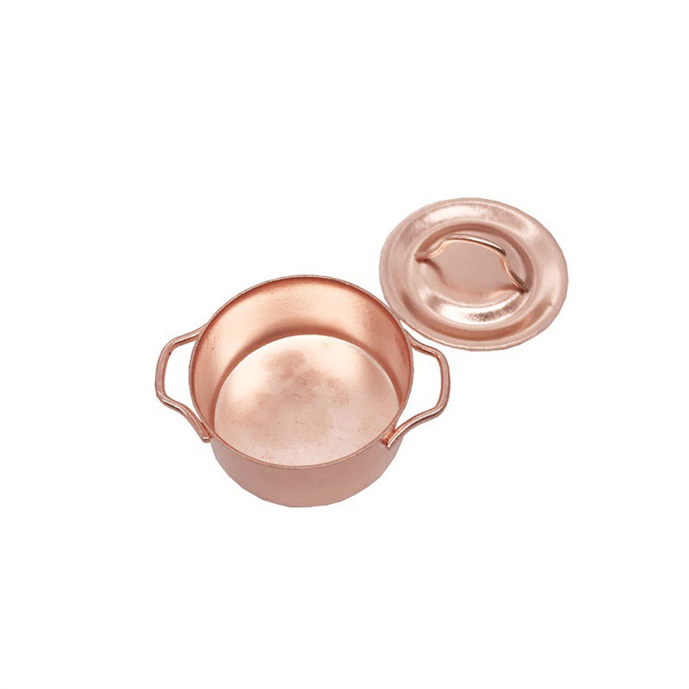 1/12 Scale Copper Cooking Pan Pot 1/12 Dollhouse M... – Grandado