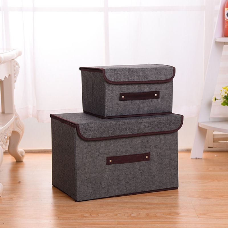 Household Foldable Storage Boxes With Lids And Han... – Grandado