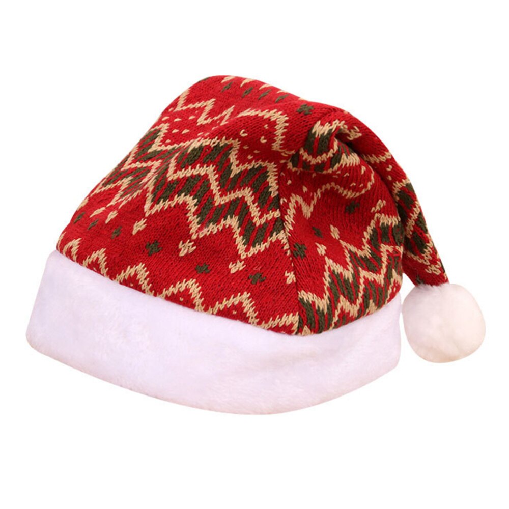 1Pc Soft Wool Knitted Christmas Hat Year Santa Cla... – Grandado
