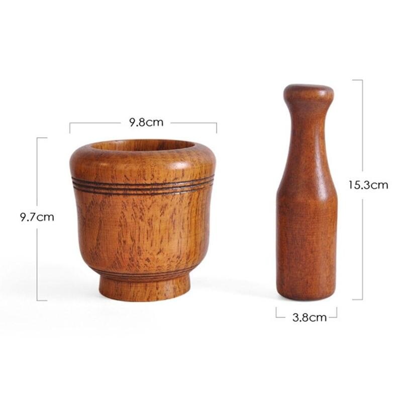 Wooden Garlic Pot Kitchen Gadgets Household Garlic... – Grandado