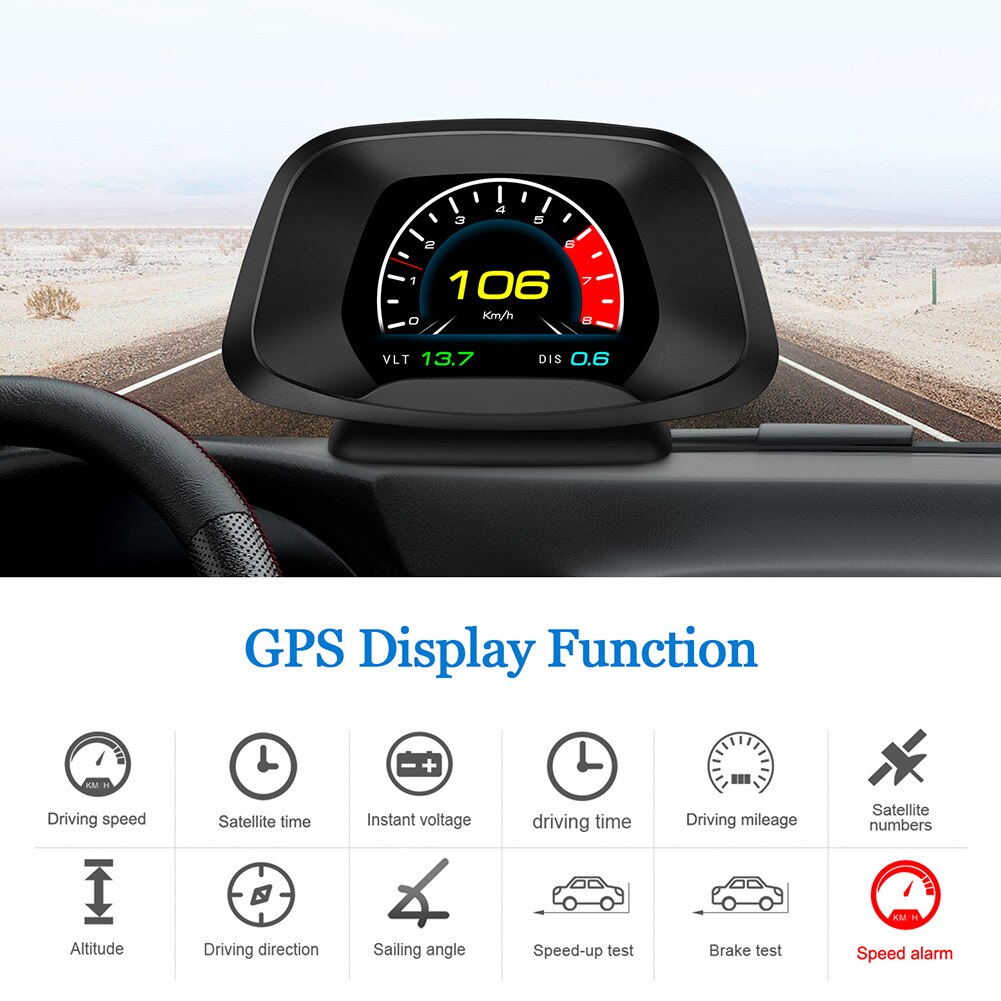GPS Navigation Auto Overspeed Alarm System P20 Car... – Vicedeal
