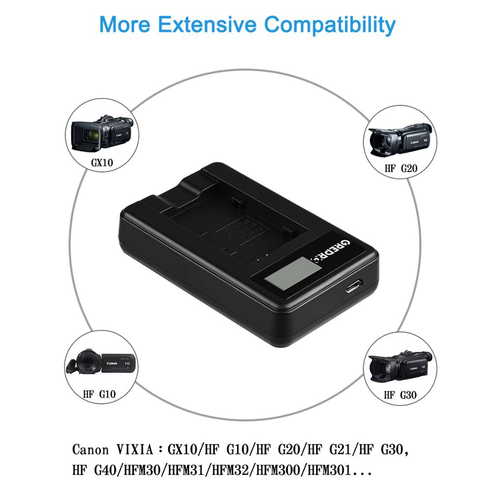 1780mAh BP-820 BP820 Battery for Canon BP 820, VIX... – Grandado