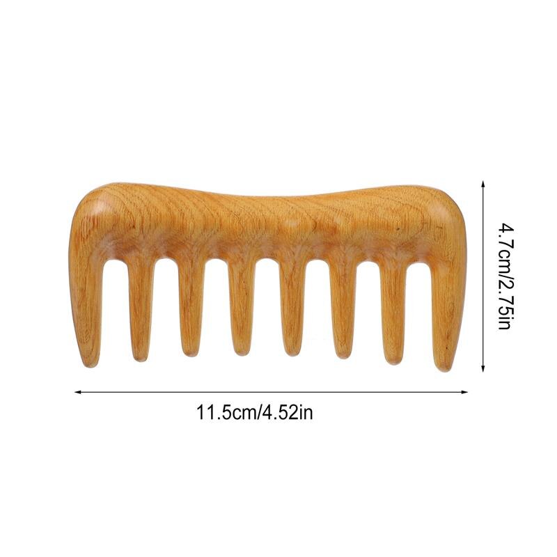 1 Pc Draagbare Massage Kam Hout Kappers Kam Hairst... – Grandado