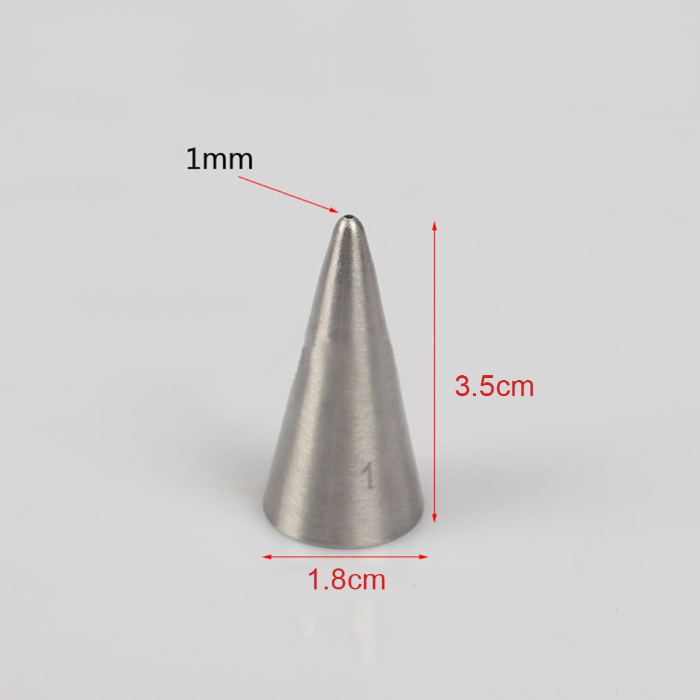1mm Round Decorating Cake Piping Tips Icing Tubes ... – Grandado