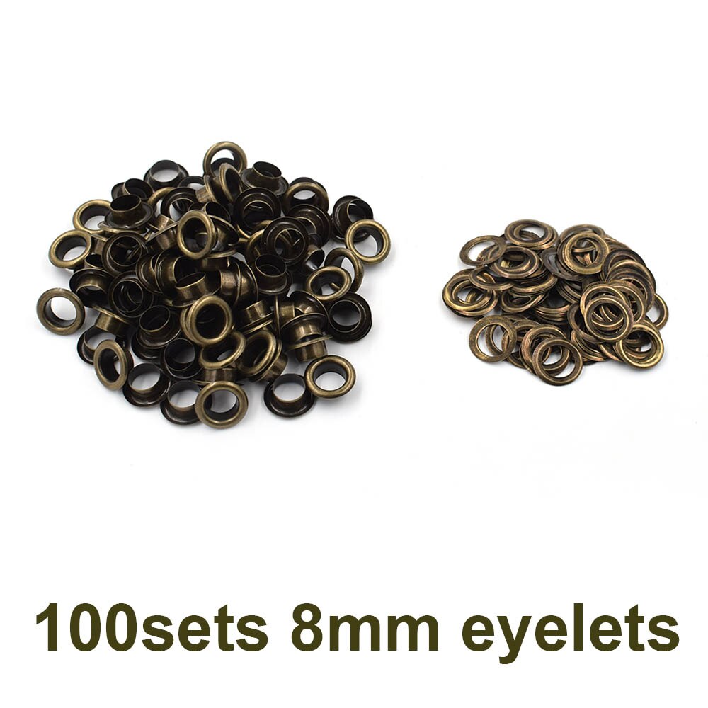 100 sets/lot 8mm eyelets and tools package Paint c... – Grandado
