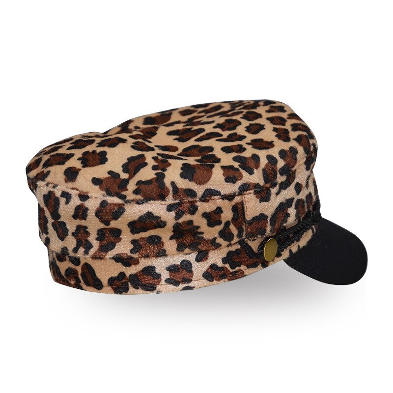 Hat Cap Women Casual Leopard Print Cap Solid Warm ... – Vicedeal