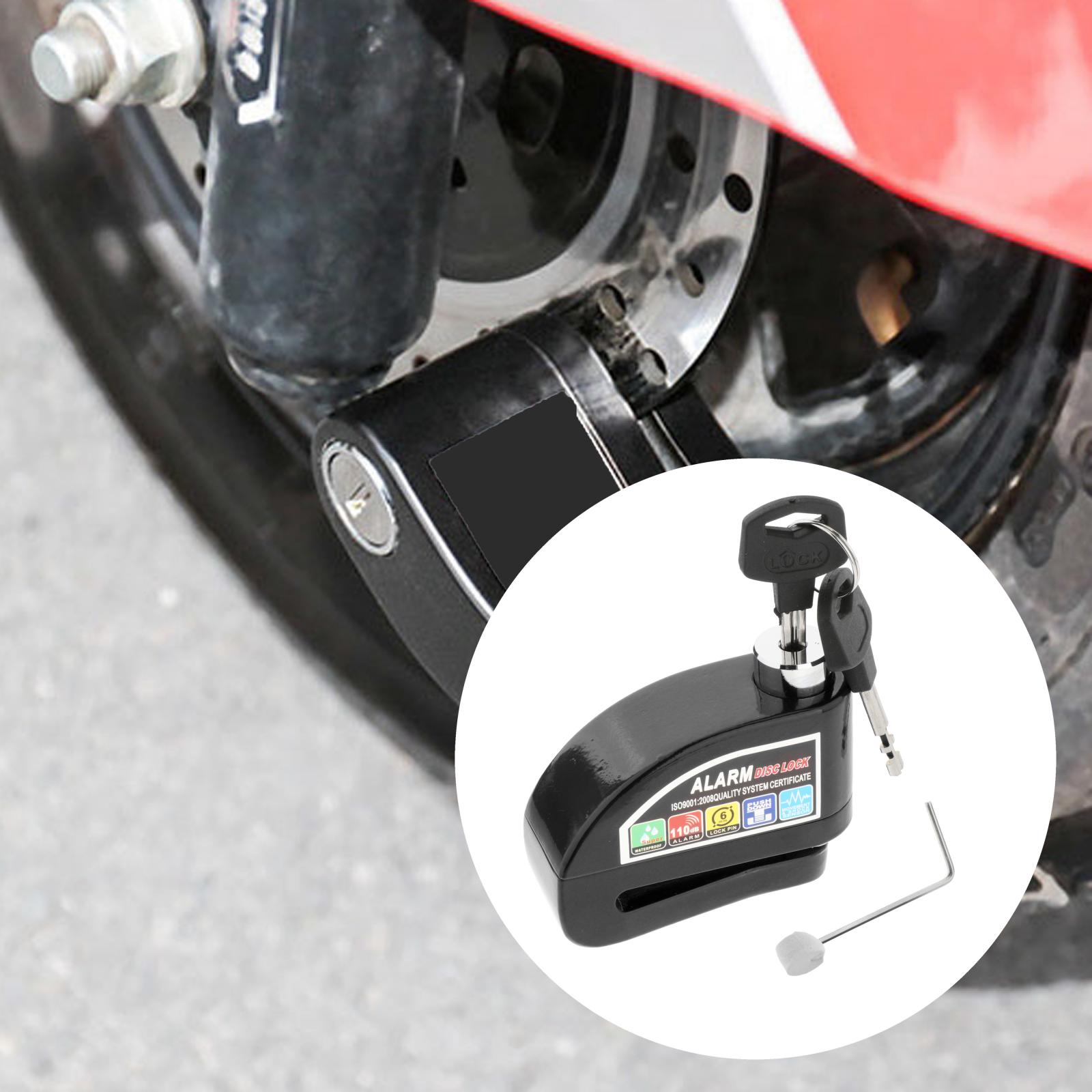 Motorfiets Disc Lock Heavy Duty Met Alarm 110dB 6M... – Vicedeal