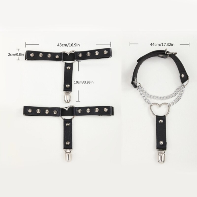 Girl Leg Chain Punk Leg Garter Belt Thigh Chains B... – Grandado
