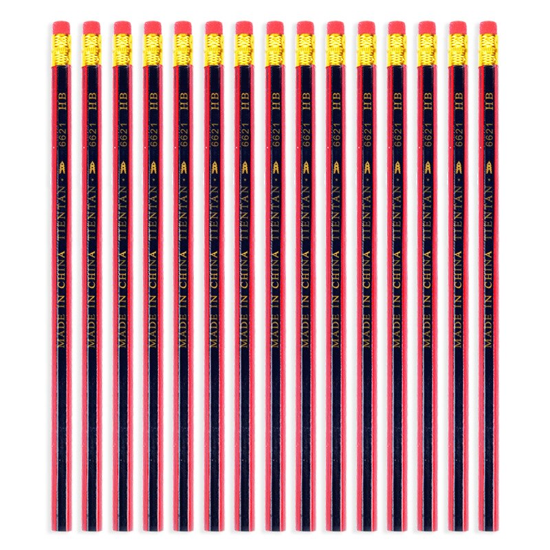 Ezone 10/5Pcs Hb Houten Potloden Rode Pen Houder P... – Grandado