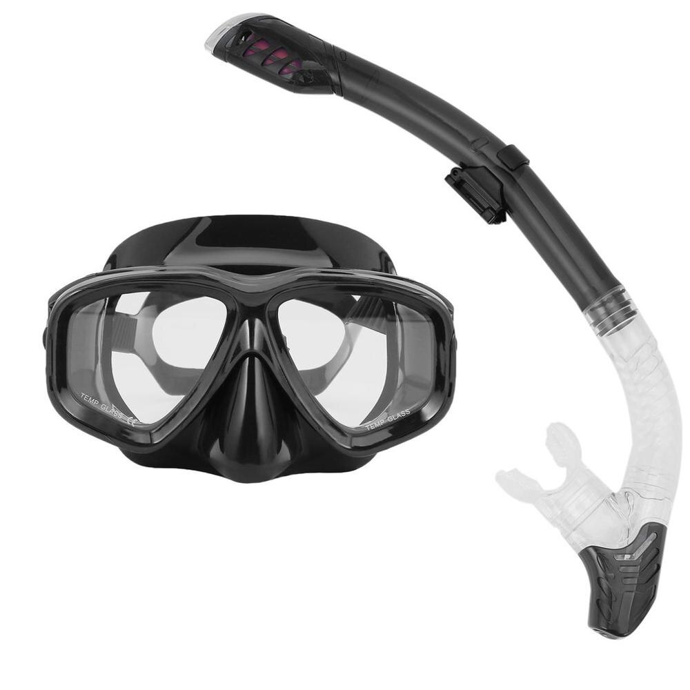 Diving Masks Goggle Full Dry Silicone Snorkel Tube... – Vicedeal