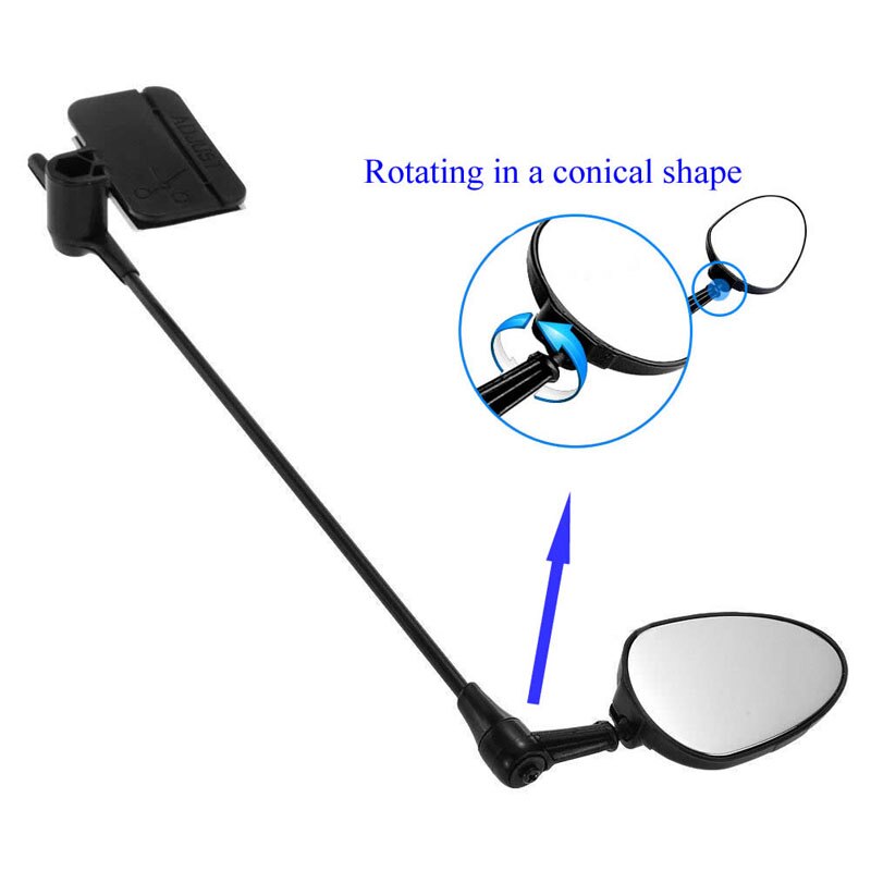 Bike Flat Bicycle Helmet Mirror Helmet Mounted Rea... – Vicedeal