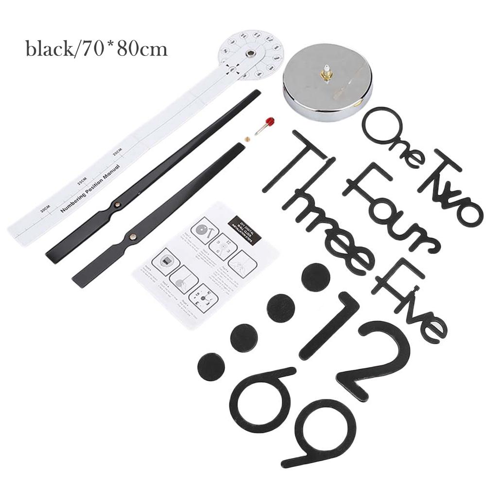 Modern Wall Clock Sticker 3 Color 3D Mirror Home D... – Vicedeal