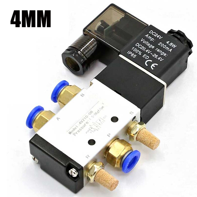 Pneumatic Electric Solenoid Valve 5 Way 2 Position... – Vicedeal