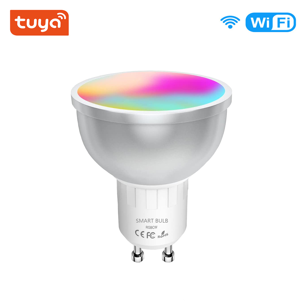 Tuya Wifi GU10 Smart Light Spotlight Bulb 2700K-65... – Vicedeal