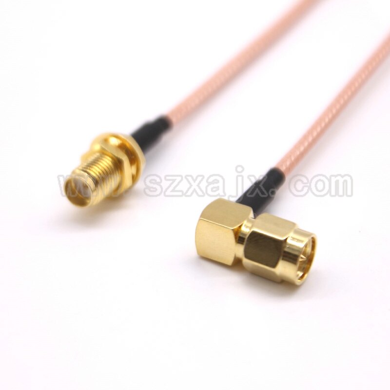 SMA Cable SMA macho ángulo recto a SMA hembra RF C... – Grandado
