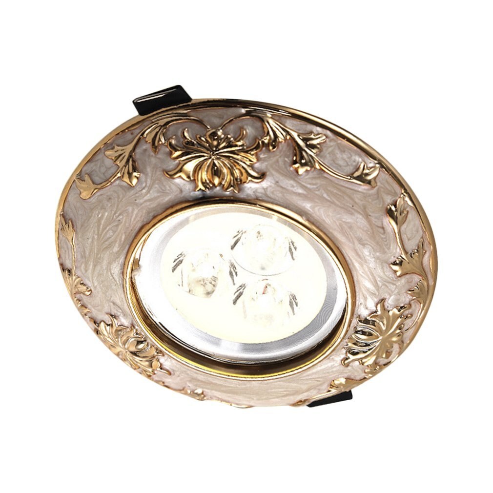 European Style 3W LED Ceiling Lamp Resin Panel Hom... – Grandado