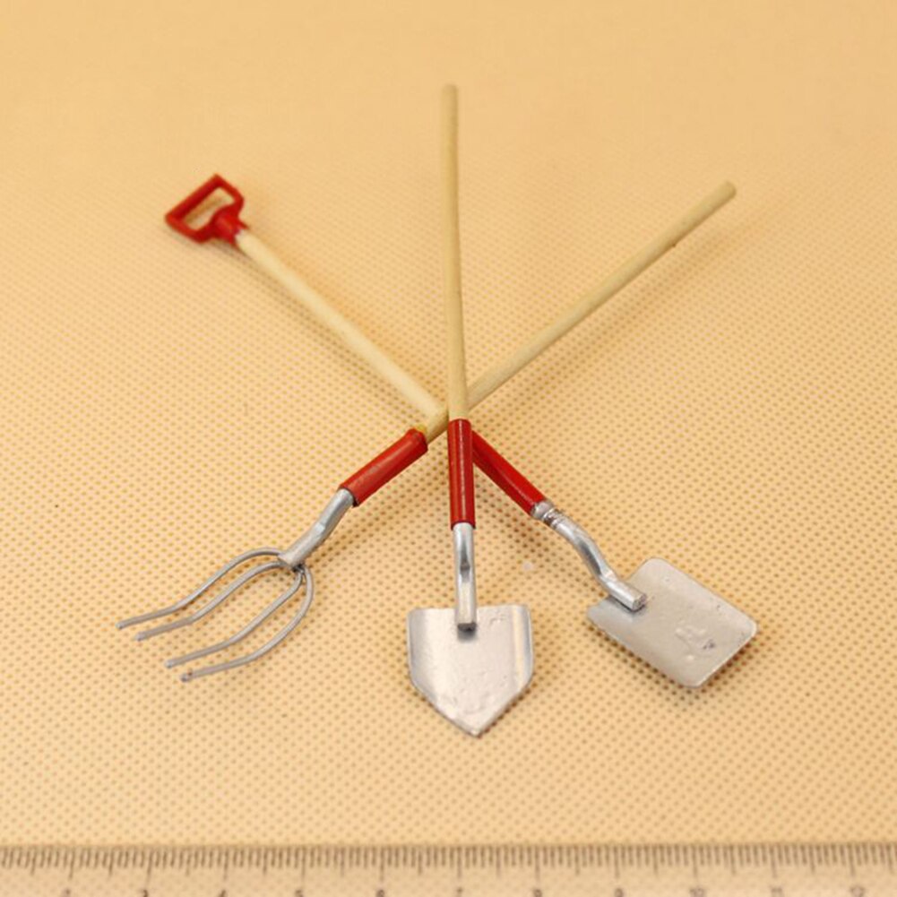 3Pcs/Set Miniature Hoe Shovel Rake Dollhouse Garde... – Vicedeal
