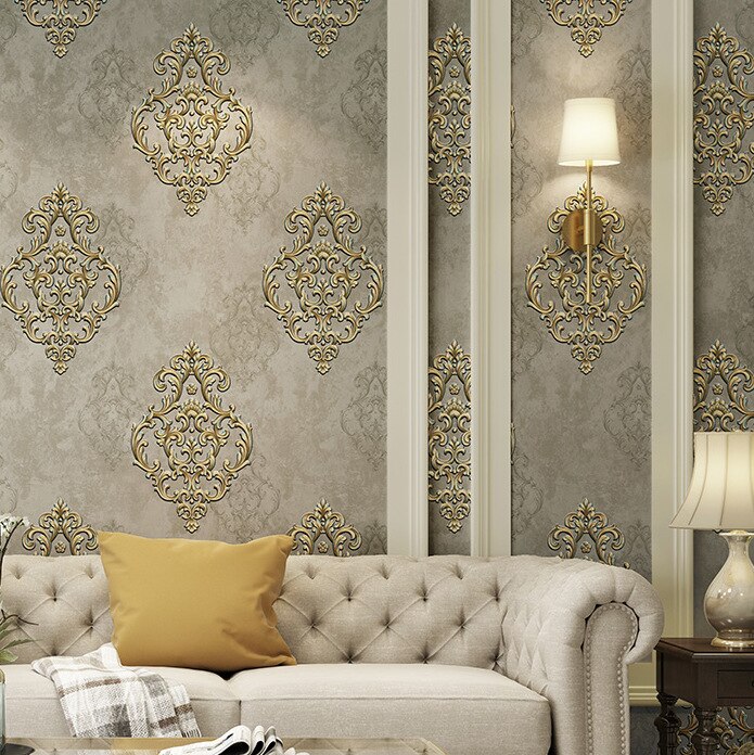 53Cm * 10M 3D Dikke Vliesbehang Ccarved Reliëf Woo... – Grandado