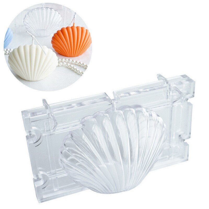 3D Sea Shell Vorm Siliconen Mal Kaars Diy Mold Kle... – Grandado