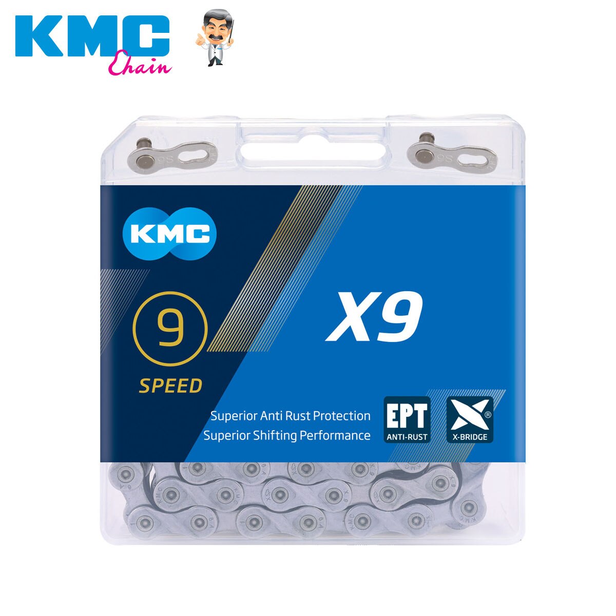 Kmc 9 Speed Fietsketting 9V Mountainbike Ketting R... – Vicedeal