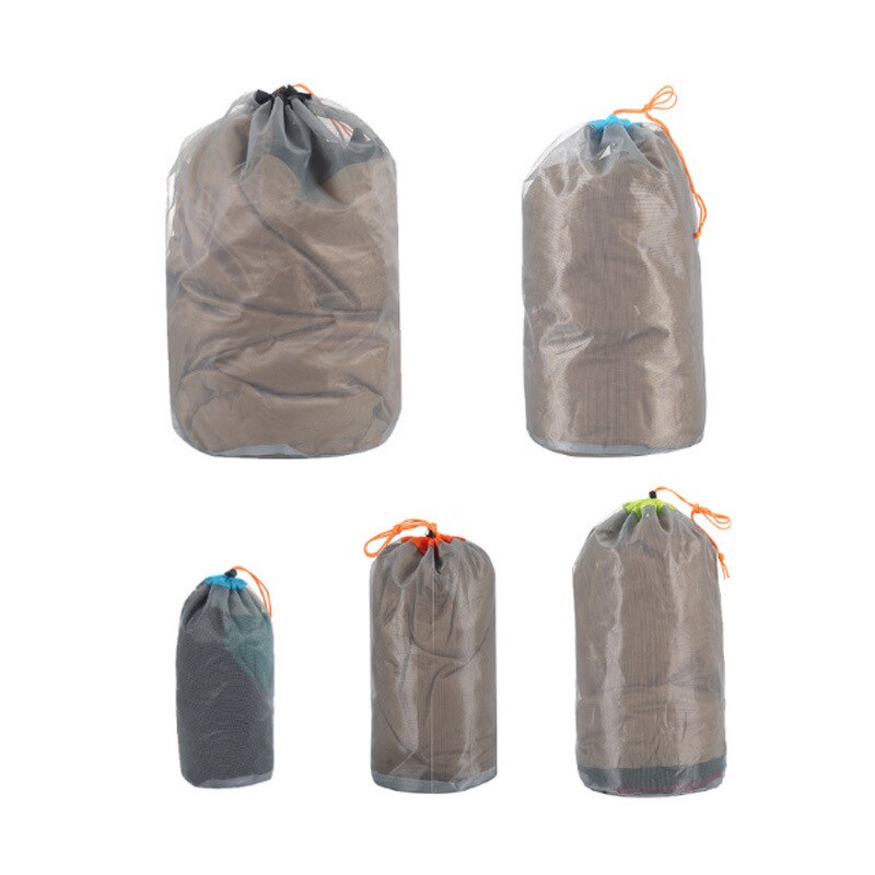 5Pcs/set Camping Sports Mesh Storage Bag Outdoor S... – Grandado