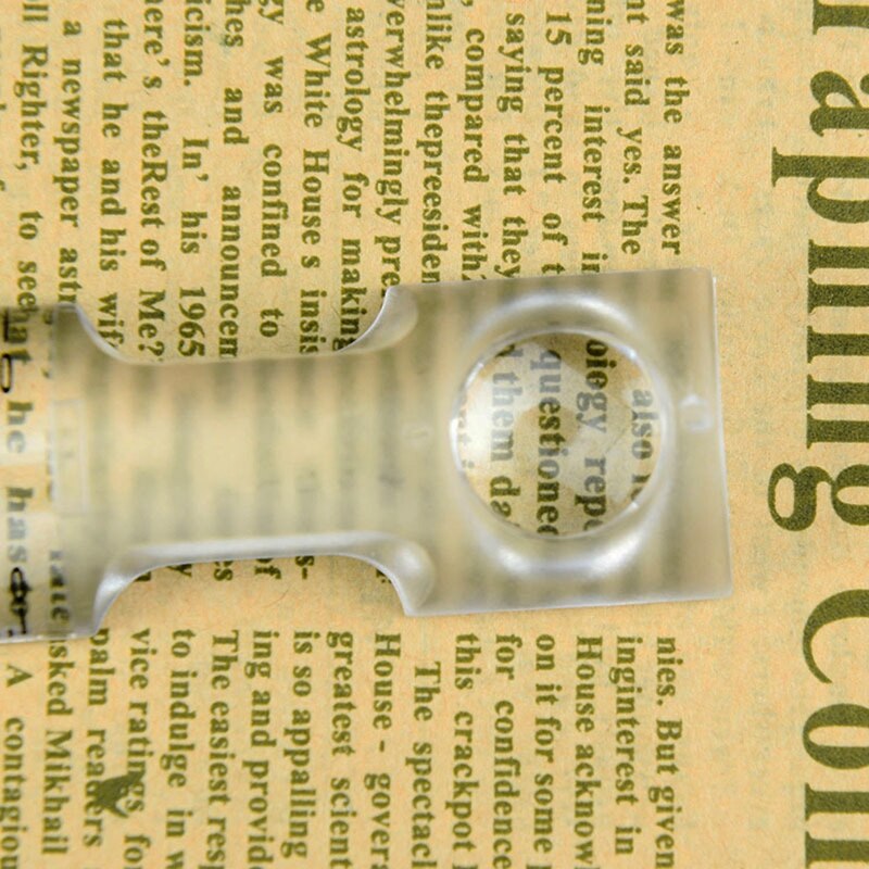 2X Magnifying Bar Acrylic Magnifier Ruler with Mea... – Vicedeal