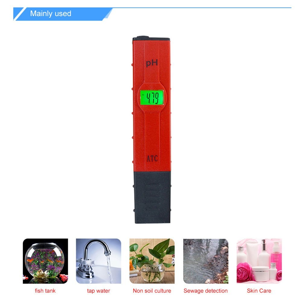 Portable Digital PH Meter Tester Pen Acidometer Aq... – Grandado
