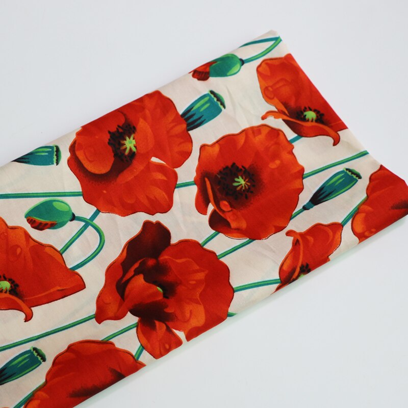 50cm * 147cm brillante impreso puro algodón popeli... – Grandado