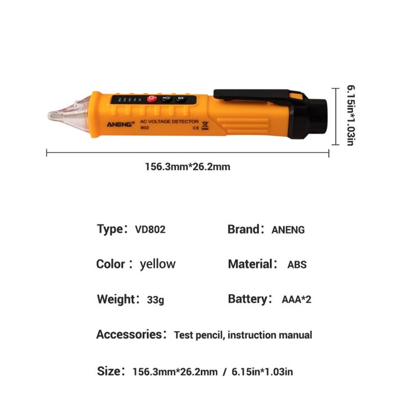 Multi-function AC Voltage Detector Induction Test ... – Vicedeal