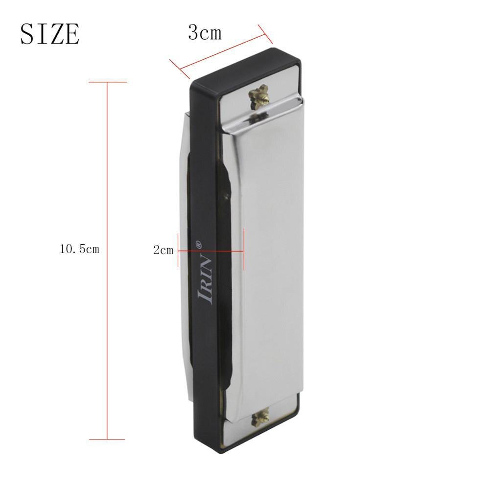 IRIN Portable 10 Hole 20 Tone G Key Harmonica – Vicedeal