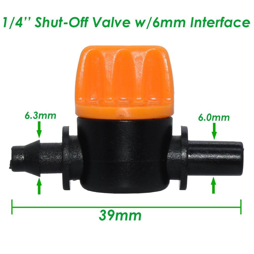 Sprycle 30Pcs 6Mm Tot 1/4 Inch Mini Valve Tuin 4/7... – Grandado