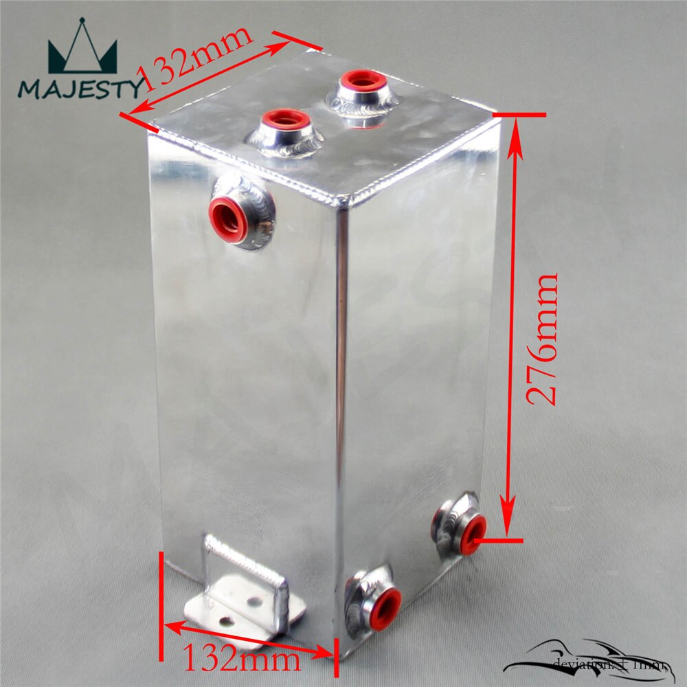 4L Aluminium Surge tank mirror polish Fuel TANK 4 ... – Grandado