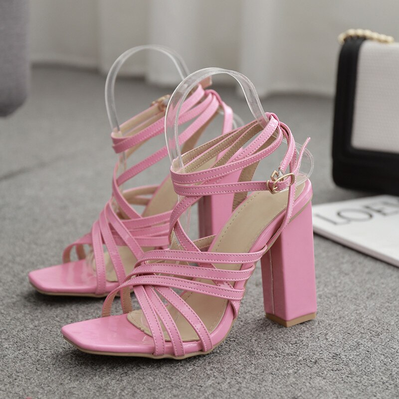 Stern stil Frauen Sandalen schmale band Ankle stra... – Vicedeal