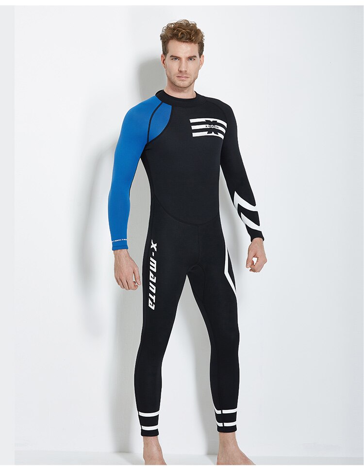 Traje de buceo con cremallera para hombre, traje d... – Grandado