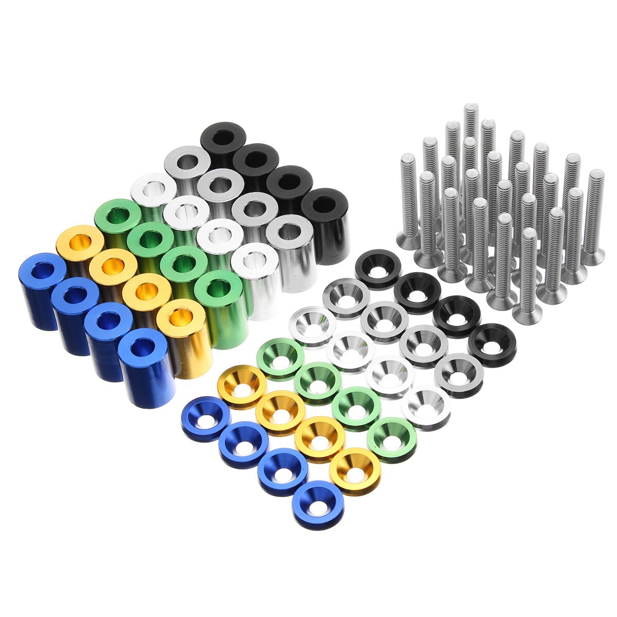 1" 6mm Billet Hood Vent Spacer Riser Kit For Car A... – Grandado