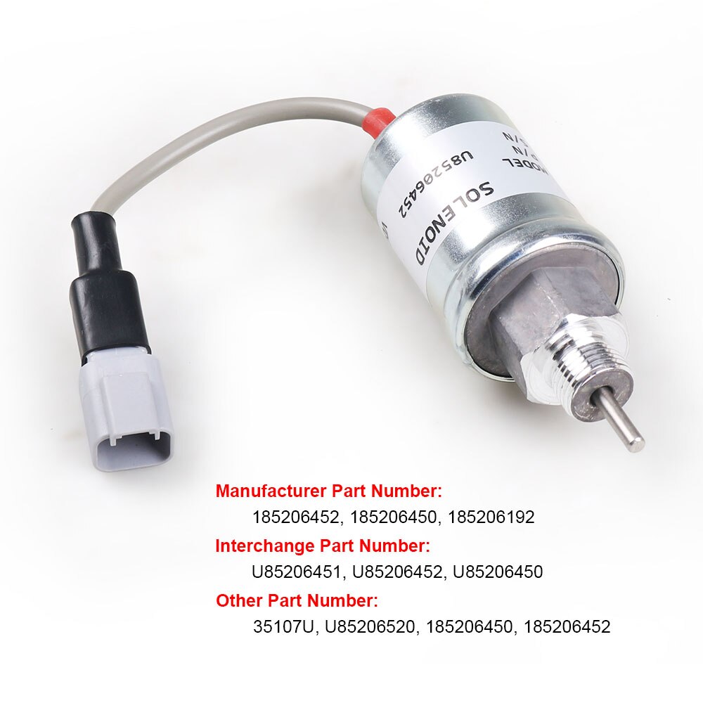U85206452 elektrisk avstängd solenoid för perkins ... – Vicedeal