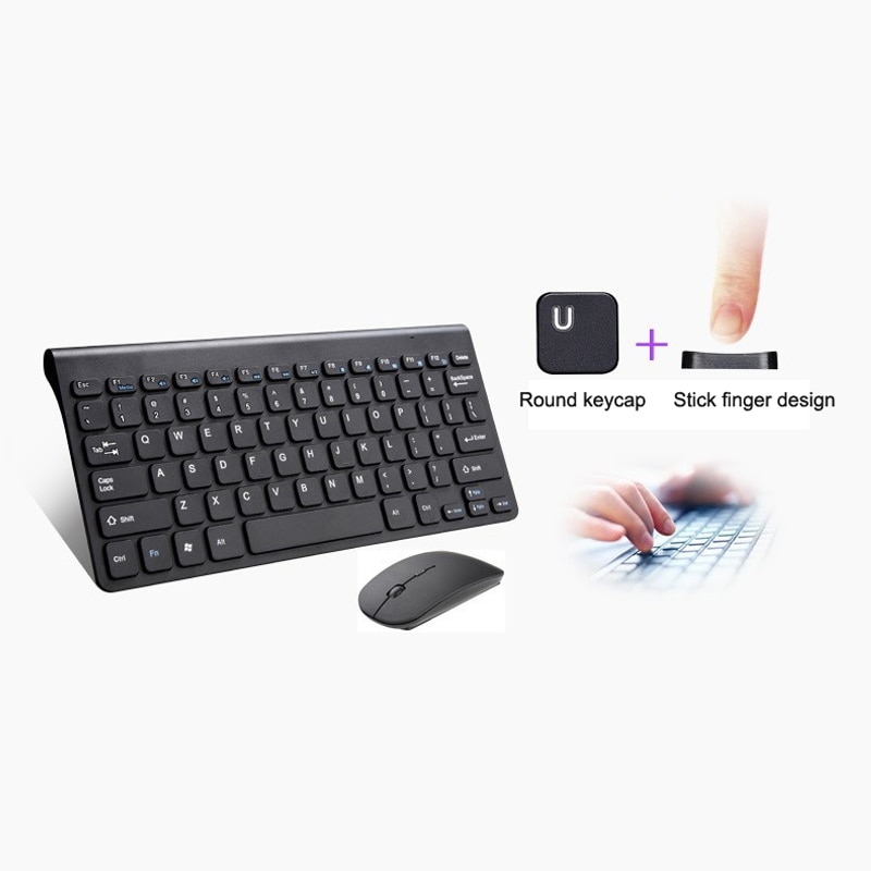 2,4G Wireless Tastatur und Maus Set Dünne Tastatur... – Vicedeal