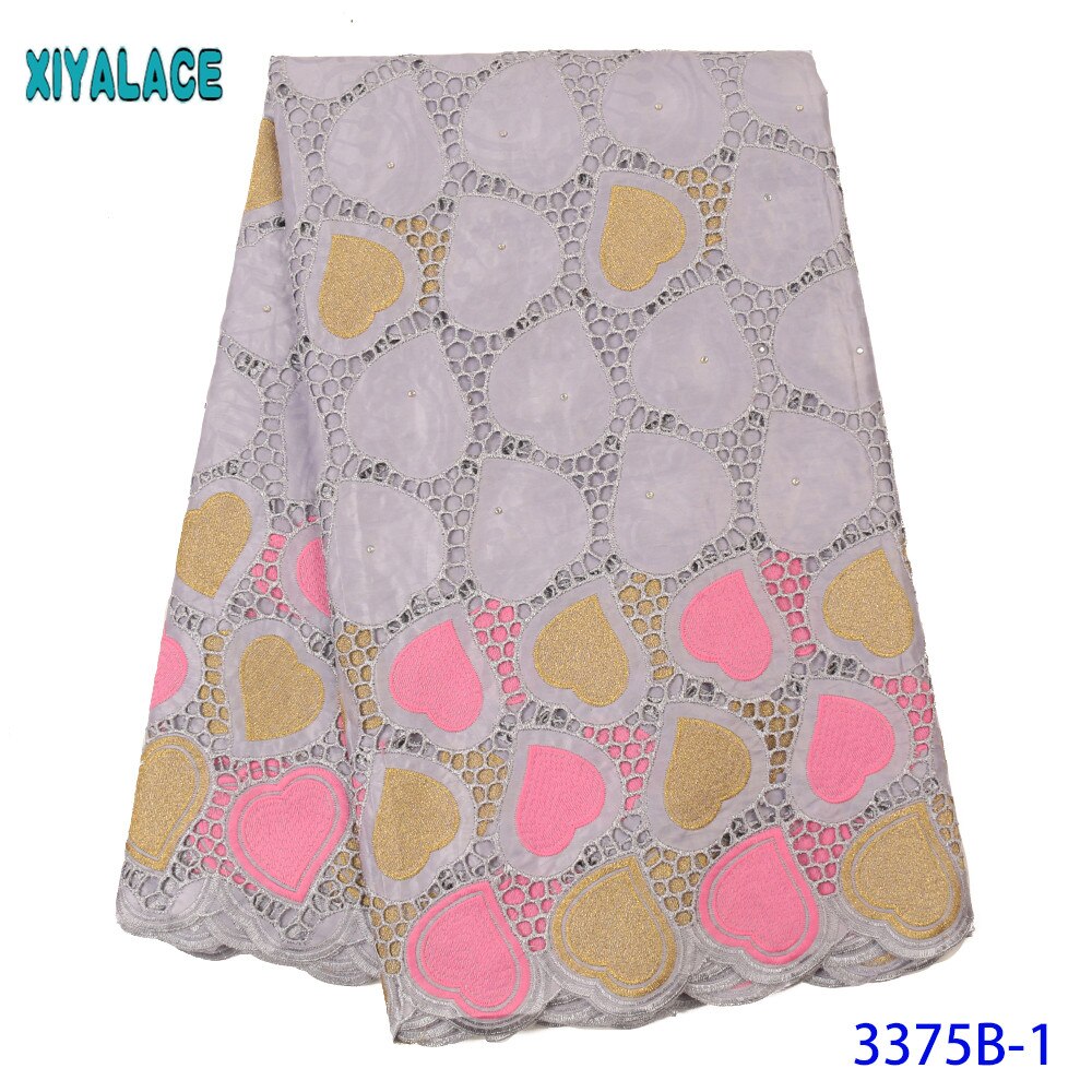 African Bazin Riche Fabric with Stones Embroidery ... – Vicedeal