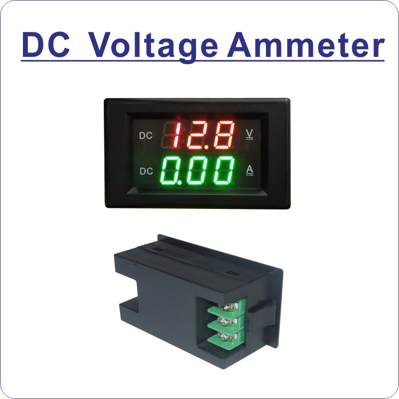 Dc 200a inkluderer shunt isolert voltmeter amperem... – Grandado