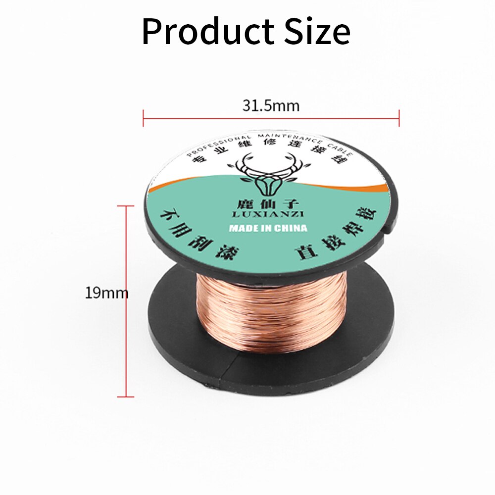 LUXIANZI 0.1mm Fly Line Enameled Copper Wire For P... – Grandado