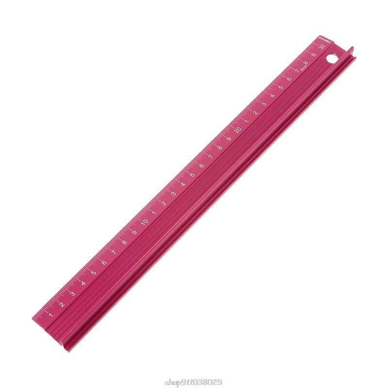 Aluminum Alloy Straight Ruler Protective Scale Mea... – Grandado