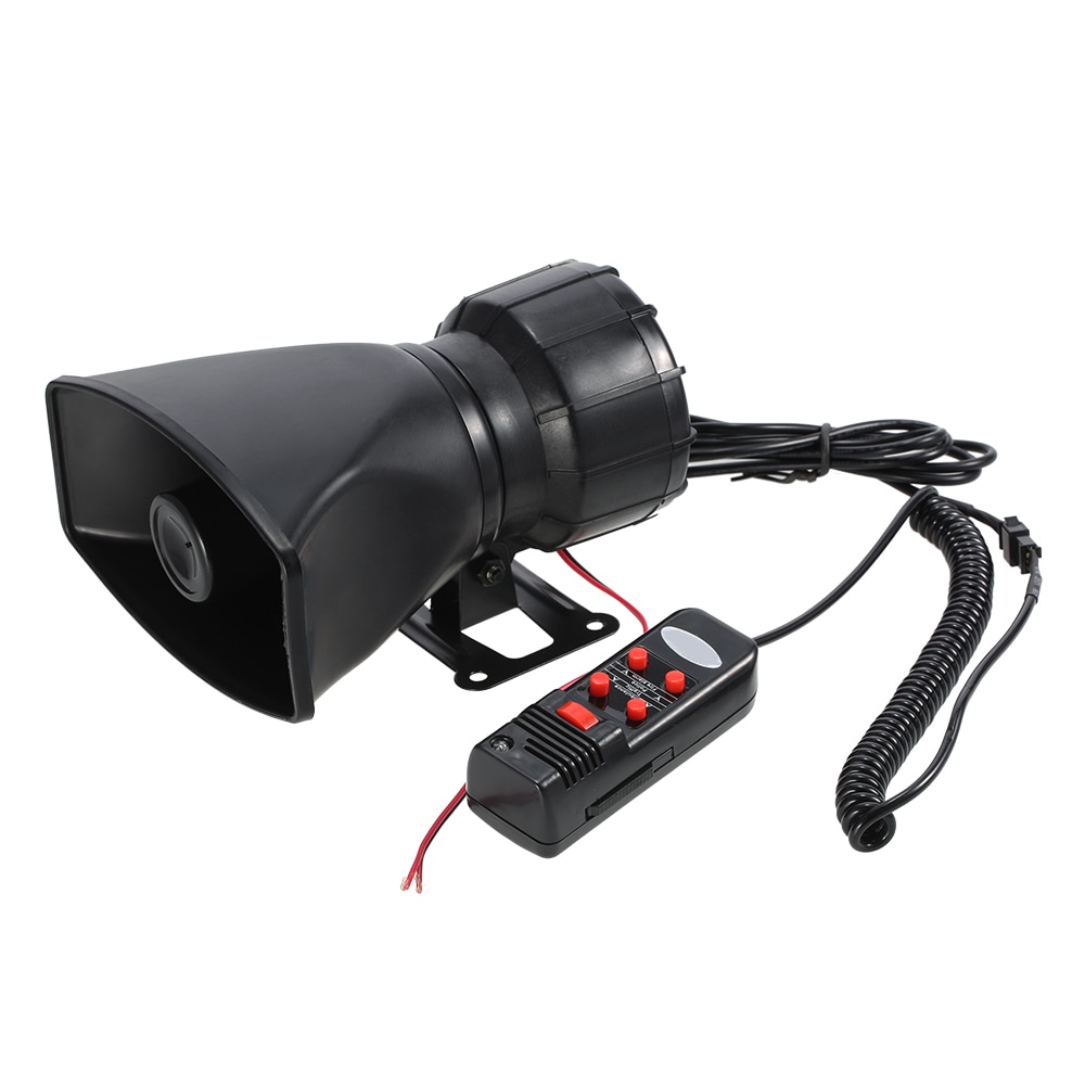 12V 60W 5 Sound Car Warning Alarm Police Fire Sire... – Vicedeal
