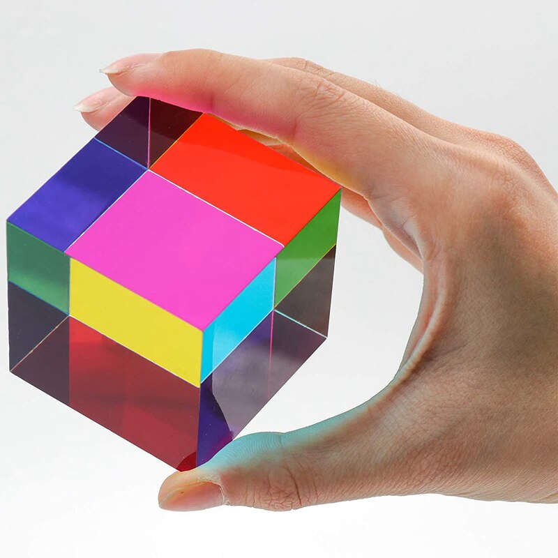CMY Mixing Color Cube 47mm (1.9 inch) cube for Hom... – Grandado