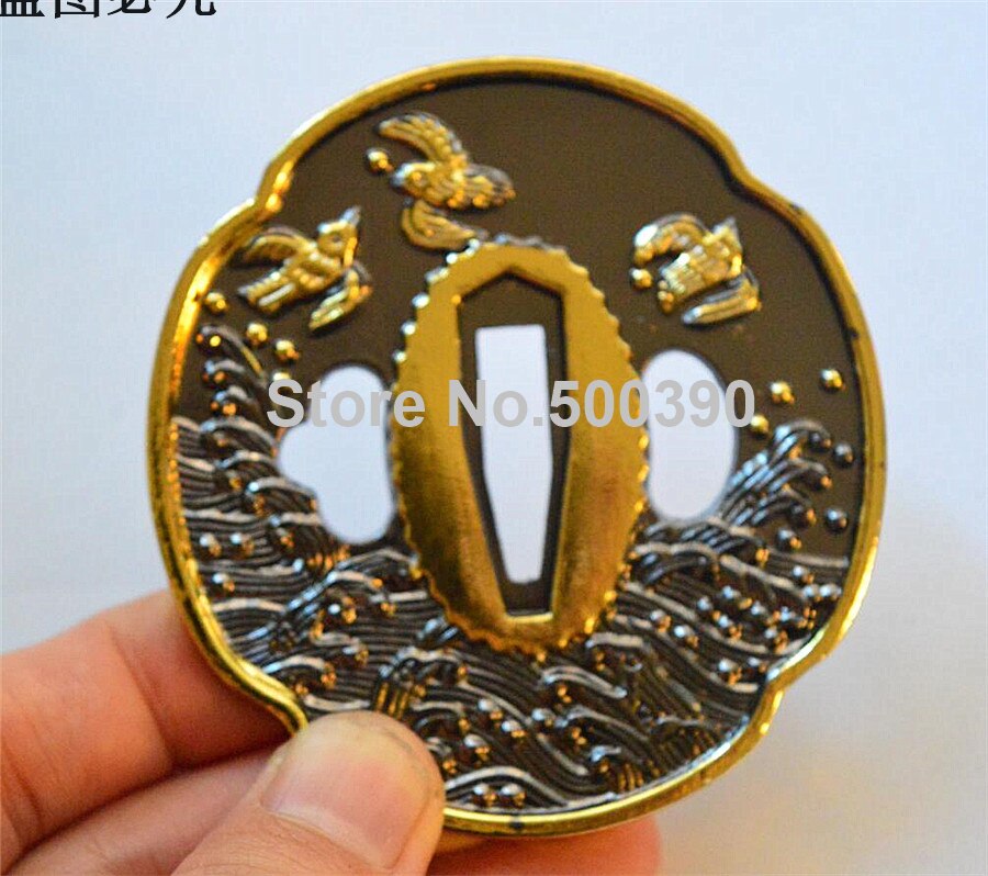 Alloy Tsuba Guard For Japanese Sword Wakizashi Sam... – Vicedeal