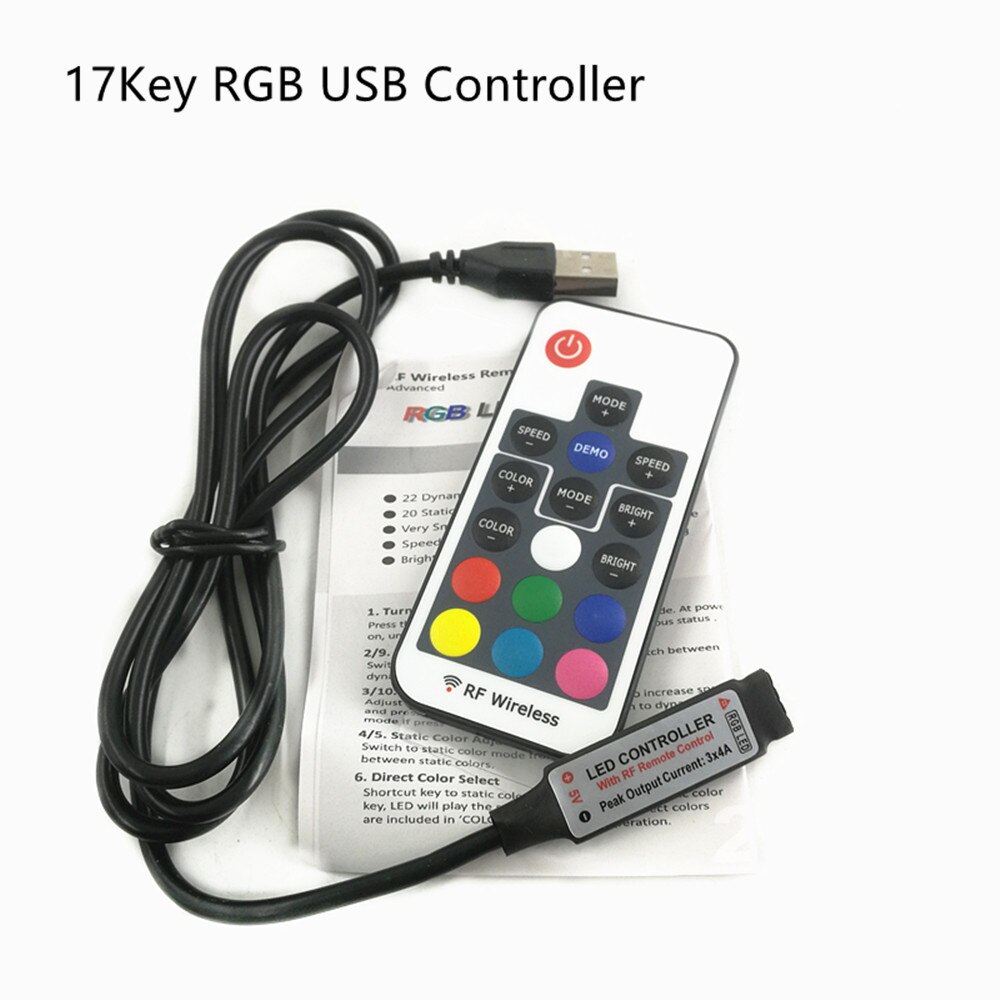 Dc 5V Usb Led Rgb Controller Mini 3 Sleutels Dimme... – Grandado